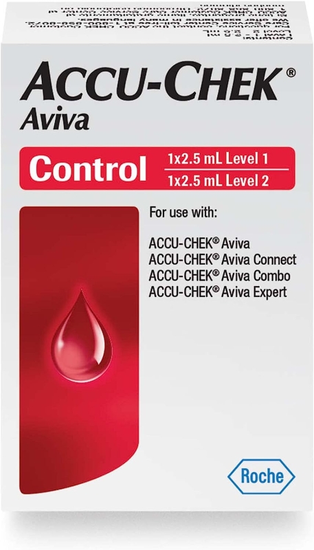 Accu-Chek Aviva Diabetes Control Solution for Diabetic Blood Glucose ...